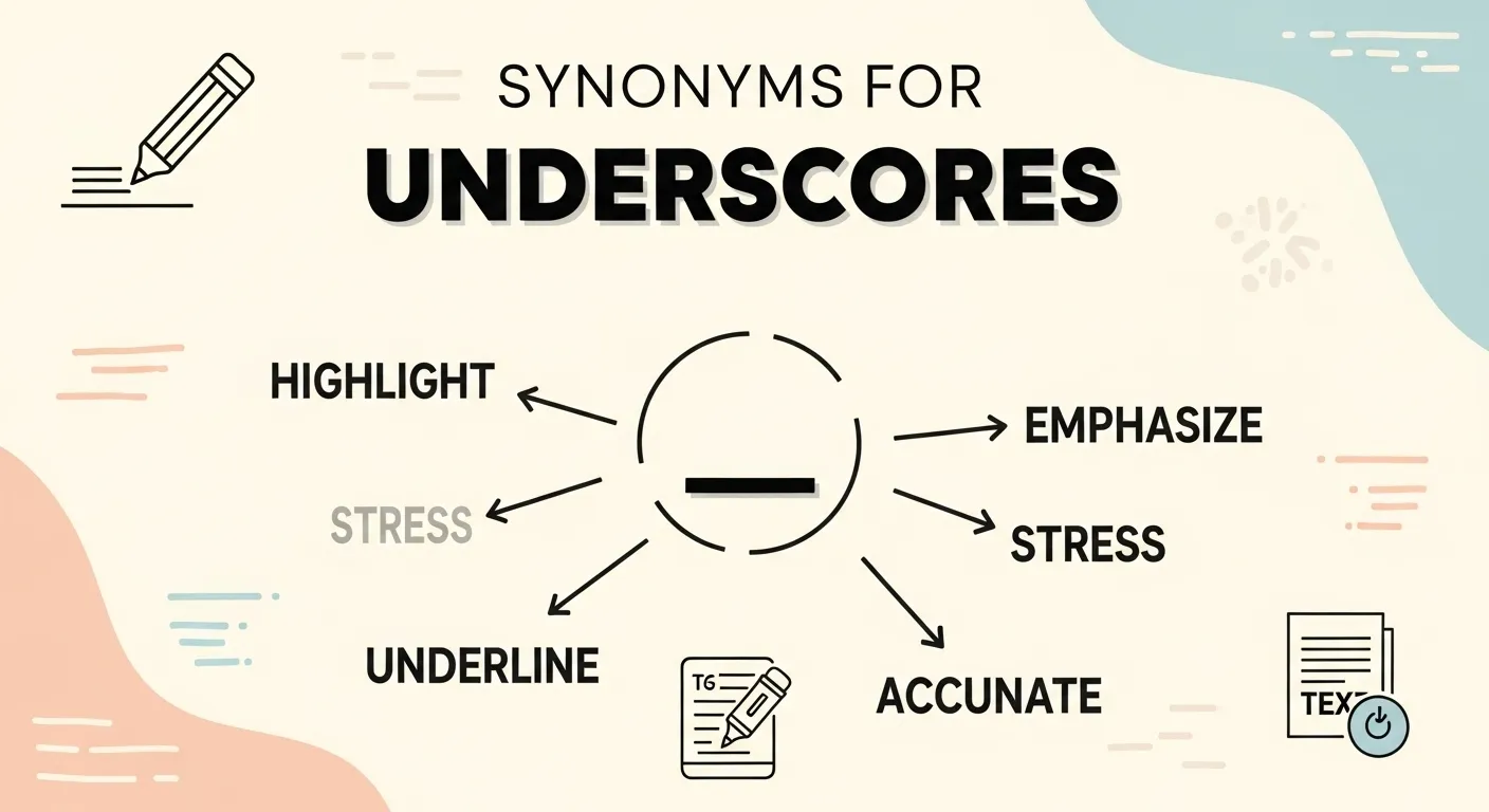 Synonyms for Underscores; 50 Powerful Alternatives to Use